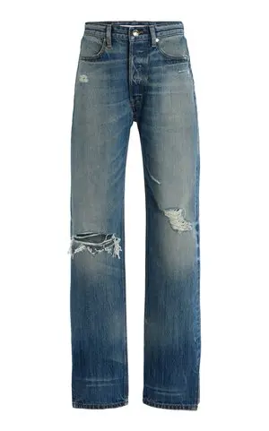 RÙADH The Agnes Rigid Mid-rise Jeans - Blue