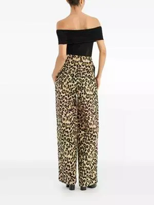 ROTATE BY BIRGER CHRISTENSEN Knitted Off-shoulder Top