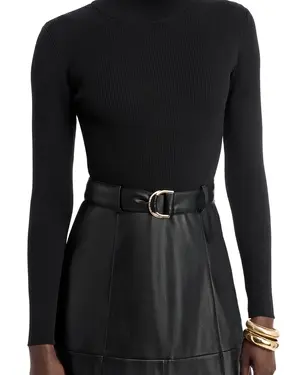 Elie Tahari The Miranda Mixed Media Dress