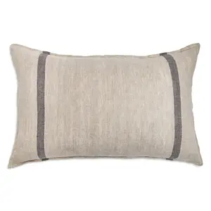 POM POM AT HOME Rory Linen King Sham - Flax/midnight