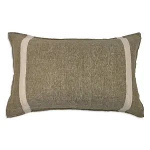 POM POM AT HOME Rory Linen King Sham - Moss/flax