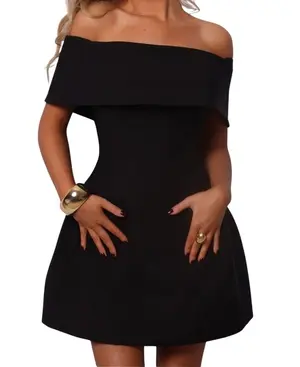HEIRESS BEVERLY HILLS Strapless A-line Mini Dress