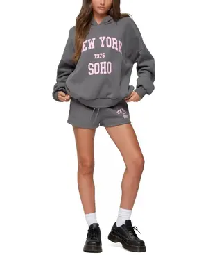 EDIKTED Soho 76 Sweat Shorts