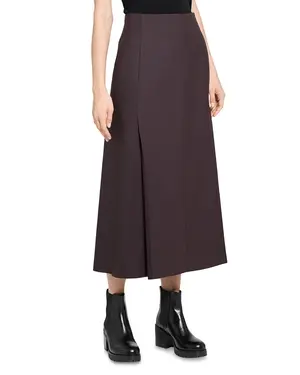 Theory Trouser Front Maxi Skirt