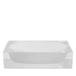 KASSATEX Camden Soap Dish Exclusive - White/clear