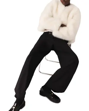 Maje Wide Leg Suit Trousers