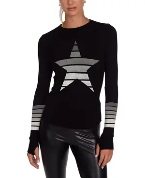 Lauren Moshi Mckinley Ombre Star Top