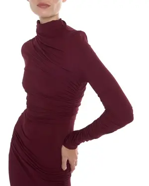Tove Africa Maxi Dress - Claret