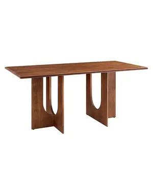 MODWAY Rivian Rectangular 70 Wood Dining Table - Walnut