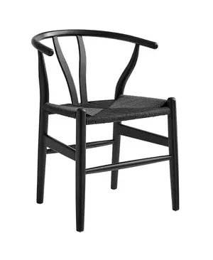 MODWAY Amish 29 Wood Dining Chair - Charcoal