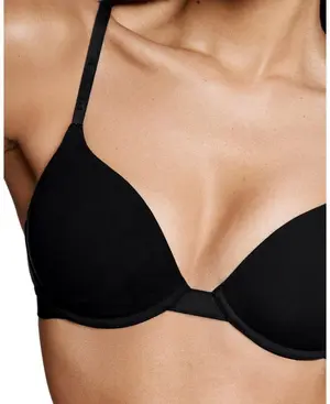 Pepper Supima Cotton Lift Up Bra - Black
