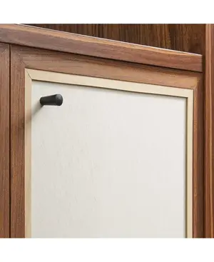 MODWAY Capri 4-shelf Wood Grain Bookcase