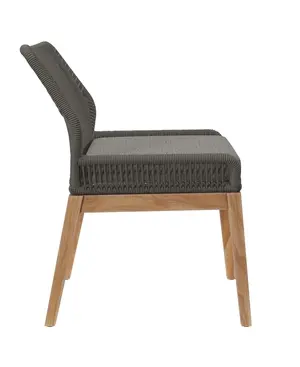 MODWAY Wellspring Outdoor Patio Teak Wood Dining Chair