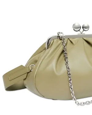 Max Mara Deconstructed Medium Leather Pasticcino Bag
