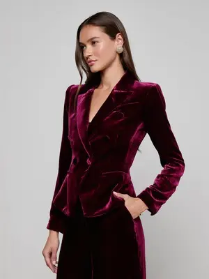 L'Agence Marie Velvet Blazer