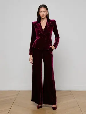 L'Agence Marie Velvet Blazer