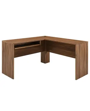 MODWAY Venture L-shaped Wood Office Desk