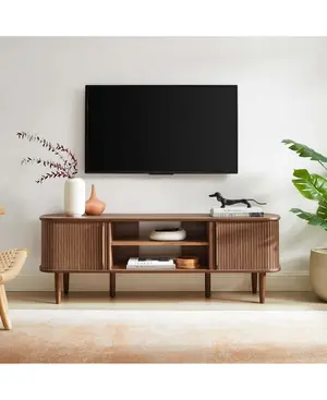 MODWAY Contour 55 Tv Stand - Walnut