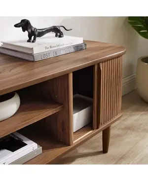 MODWAY Contour 55 Tv Stand - Walnut