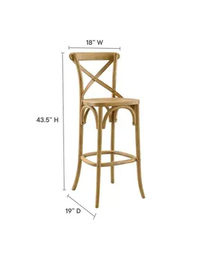 MODWAY Gear Bar Stool - Natural