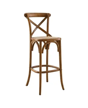 MODWAY Gear Bar Stool - Walnut