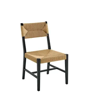 MODWAY Bodie Wood Dining Chair - Black And Natural