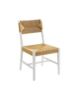 MODWAY Bodie Wood Dining Chair - White And Natural