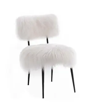 MODWAY Skylar Sheepskin Chair - White