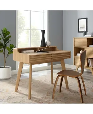 MODWAY Render Writing Desk - Oak