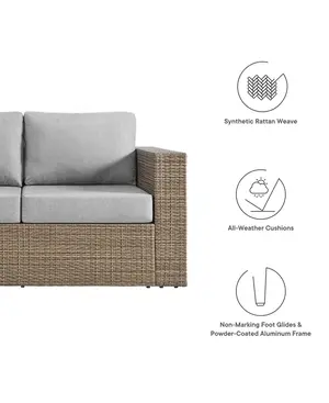 MODWAY Convene Outdoor Patio Right-arm Loveseat