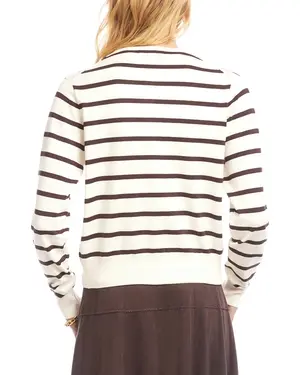 Karen Kane Striped Cardigan