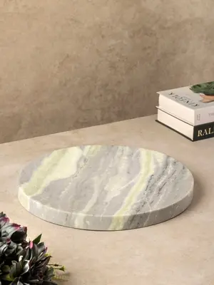 GAURI KOHLI Ikoy Green Onyx Tray Large
