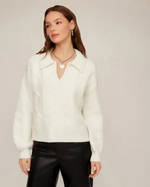 Fifteen Twenty Francis Polo Sweater