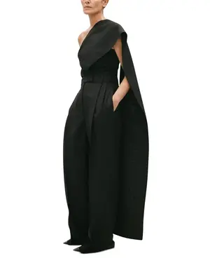 RÓHE Mid Rise Pleated Front Wool Mohair Pants