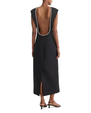 RÓHE Open Back Midi Dress