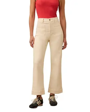 Faherty Brand Wide Leg Pants For Women