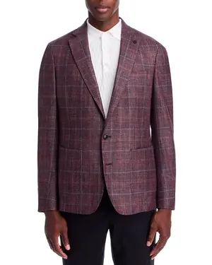 Peter Millar Crown Crafted Claren Plaid Tailored Fit Soft Sport Coat