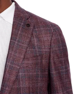Peter Millar Crown Crafted Claren Plaid Tailored Fit Soft Sport Coat