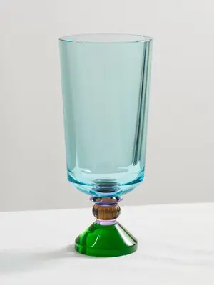 REFLECTIONS COPENHAGEN Large Crystal Vase - Green
