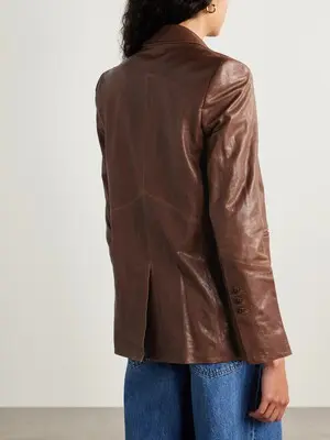 TWP James Leather Blazer