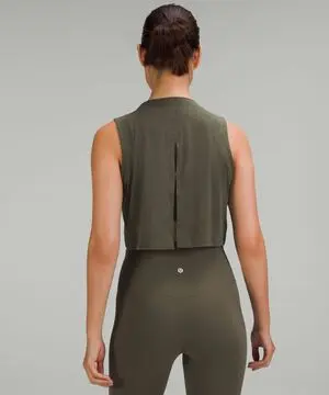 Lululemon Flow Y 2-in-1 Cropped Tank Top