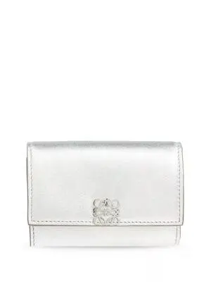 Loewe Anagram Wallet - Silver