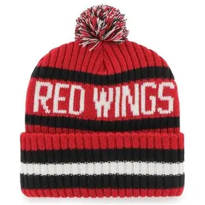 '47 Detroit Wings Bering Cuffed Knit Hat With Pom