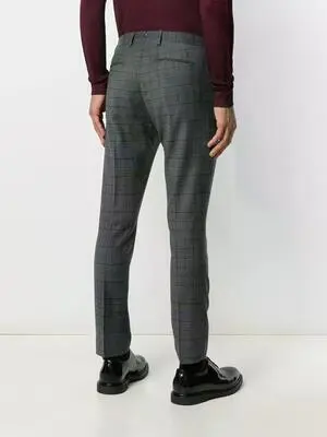ENTRE AMIS Slim-fit Checked Trousers