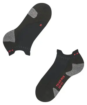 Falke Ru5 Race Invisible Running Socks - Black-mix