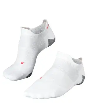 Falke Ru5 Race Invisible Running Socks - White-mix