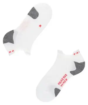 Falke Ru5 Race Invisible Running Socks - White-mix