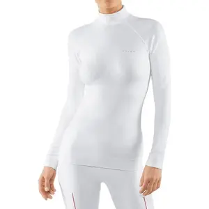 Falke Maximum Warm Turtleneck Base Layer Top - White