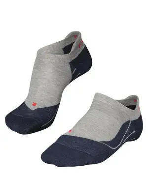Falke Ru4 Endurance No Show Running Socks - Light Grey