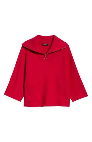 APNY Half-zip Pullover - Red